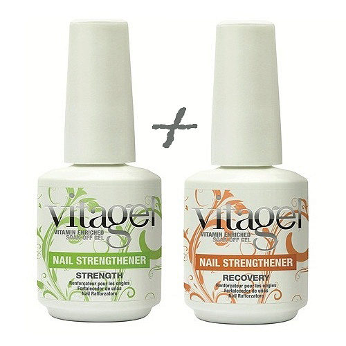 Гель лак Harmony VitaGel Strength + VitaGel Recovery купити в Bone.ua